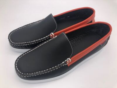 日韩潮牌牛皮手工秋冬新款帆船鞋