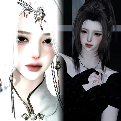 无情道 Villain反派 古风御姐 逆水寒手游捏脸女通用 原版