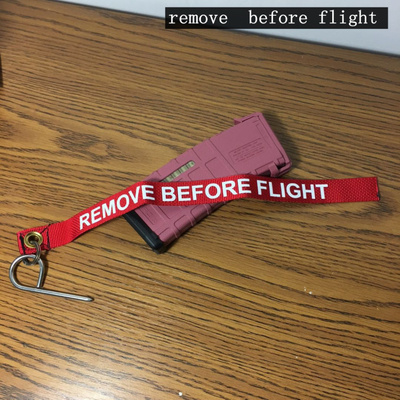军版航空Remove before flight中号飞行前拆除飘带