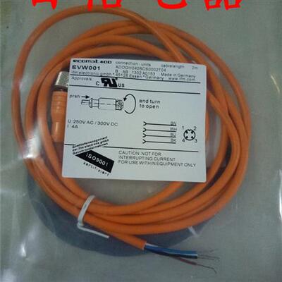 现货 全新易福门传感器连接线EVW001 002 003 004 005 006质保1年