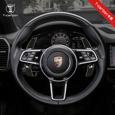 换挡拨片方向盘改装保时捷碳纤维