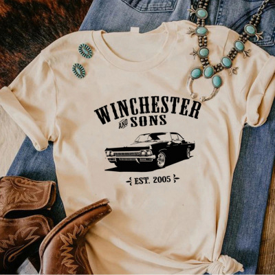 Supernatural Tee women funny t shirt female graphic anime co