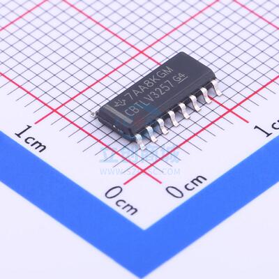 模拟开关/多路复用器 SN74CBTLV3257DR SOIC-16 TI 全新原装进口