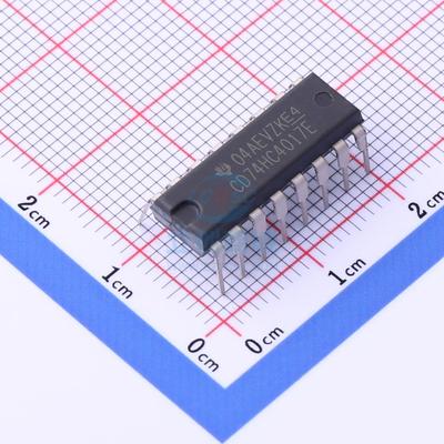 计数器/分频器 CD74HC4017E DIP-16 全新原装现货