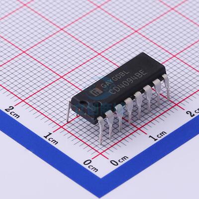 寄存器 CD4094BE DIP-16 HGSEMI(华冠)