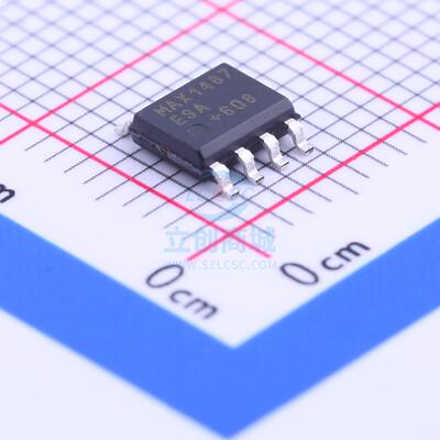 RS-485/RS-422芯片 MAX1487ESA+ SOIC-8_150mil MAXIM 全新原装进