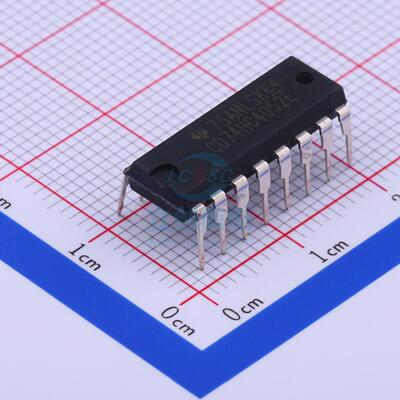 模拟开关/多路复用器 CD74HC4052E PDIP-16 TI()