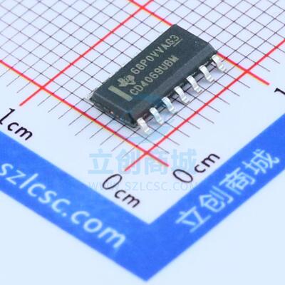 反相器 CD4069UBM96 SOIC-14_150mil TI 全新原装进口