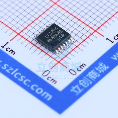 缓冲器/驱动器 SN74LVC125APWR TSSOP-14 TI全新原装进口