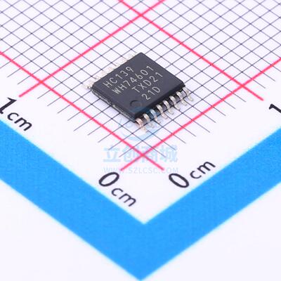 信号开关/编解码器/多路复用器 74HC139PW,118 TSSOP-16 全新原装