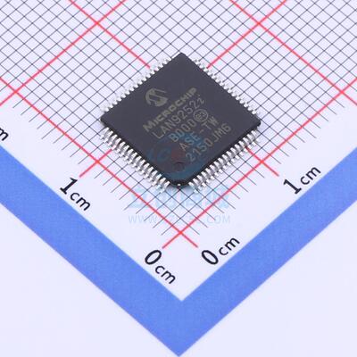 以太网芯片 LAN9252I/PT TQFP-64_10x10x05P MICROCHIP(美国微芯)