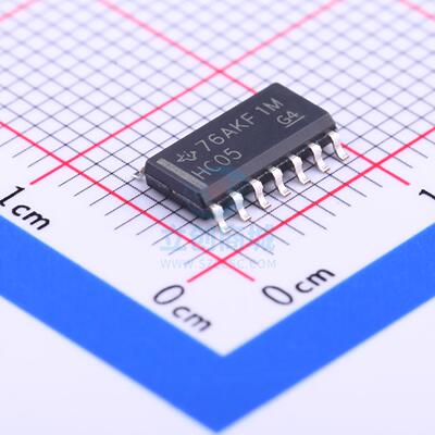 反相器 SN74HC05DR SOIC-14_150mil 全新原装现货
