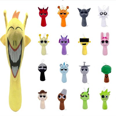 节奏盒子游戏周边毛绒公仔Sprunki Plush儿童玩偶玩具礼物小抱枕