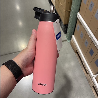 tiger日本发可虎牌大容量吸管杯