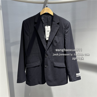 思莱德春夏西服标准合体纯色西装