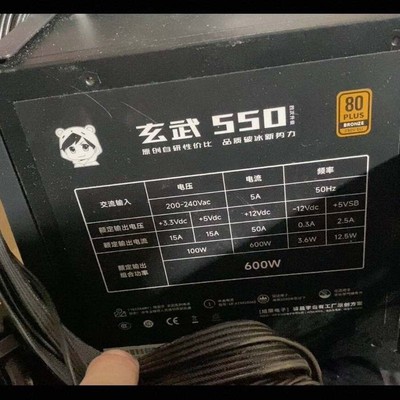 议价玄武550V4 额定600W电源