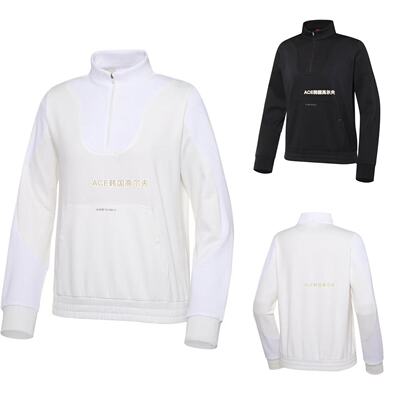 WANGLE女高尔夫加绒保暖防风长袖