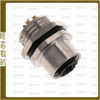 ALBKF12-FMBR5-SL【BULKHEAD CONN. M12 FRONT MT. 5-P】