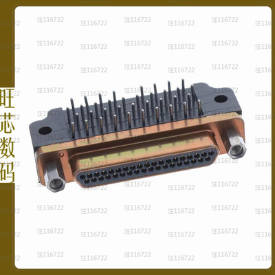 MDM-37PCBRM7【CONN MICRO-D PLUG 37POS R/A SLDR】