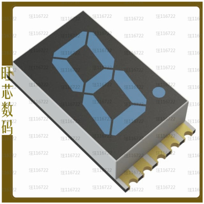 INND-SS56BAB【DISPLAY 7SEG 0.56 SGL BLU 10SMD】