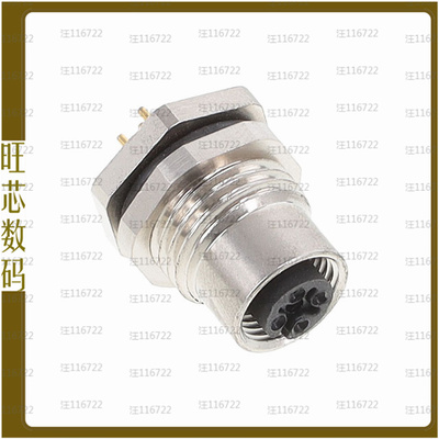 ALBKF12-RMBR5-S0【BULKHEAD CONN. M12 REAR MT. 5-PO】
