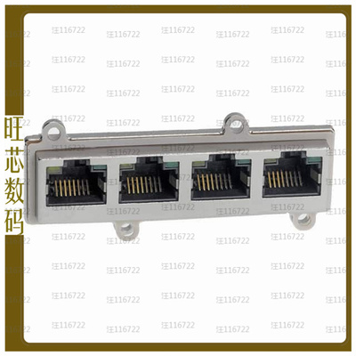 SS-60400-007【CONN MOD JACK IP67 VERT 4PRT LED】