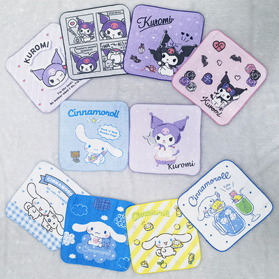 卡通可爱方巾毛巾柔软吸水