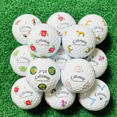 限量款Callaway卡拉威高尔夫球Chrome Tour四层球优质下场二手球