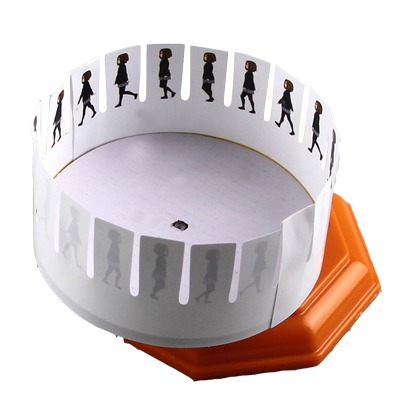 科学实验视觉暂留动漫费纳奇镜