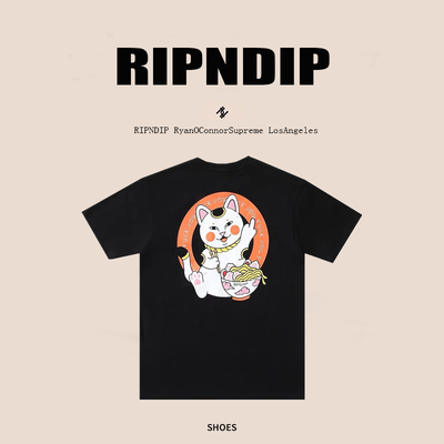 欧美正品ripndip宽松短袖T恤