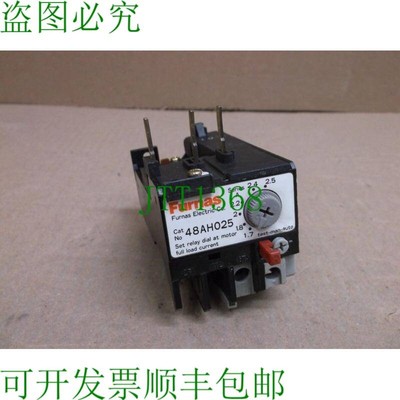 原装供应48AH025 A 福纳斯热过载继电器 1.7A-2.5A