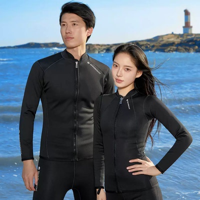 新款澳洲SHARKSKIN TITANIUM潜水服鲨鱼皮湿衣分体防晒超保暖男女