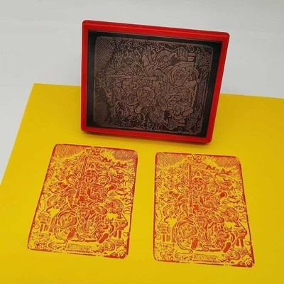 南无护法韦陀尊天菩萨法相篆刻闲章佛造像大尺寸自动出油光敏印章