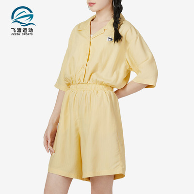 Puma/彪马正品夏季女子运动休闲宽松短袖短裤连体衣620632-42