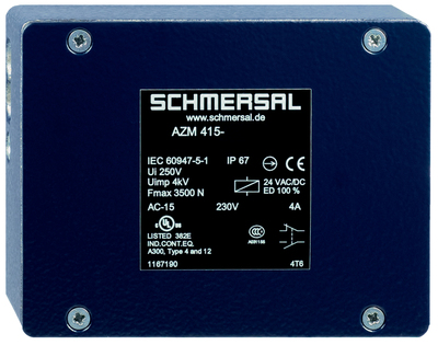 施迈赛schmersal电磁安全门锁开关AZM 415-02/02ZPK-9740 230VAC