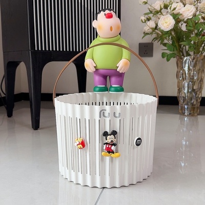 可爱收纳筐家用客厅零食杂物收纳