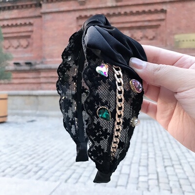 少女风韩国刘海夹子头饰