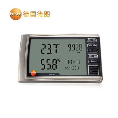德图testo622 数字高精度 温湿度计 工业实验室温湿度 大气压力表