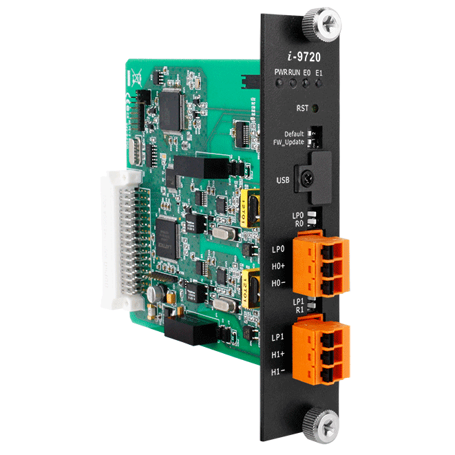 泓格I-9720 Modbus RTU/ASCII从站到HART主网关，带2个HART端口