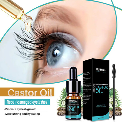 Castor oil eyelash care蓖麻油睫毛护理液浓密睫毛养护原液