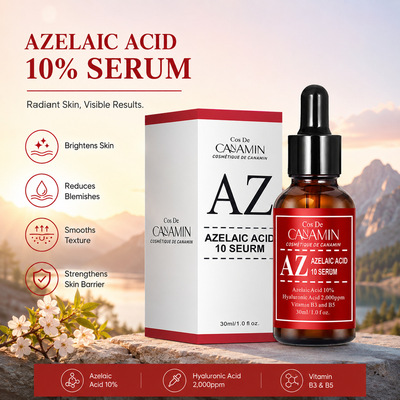 跨境提供壬二酸烟酰胺精华液保湿补水AzelaicAcid10% FacialSerum