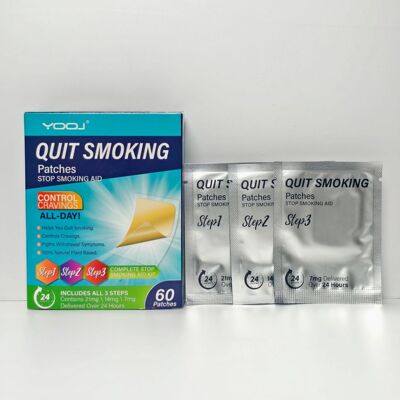 跨境热销Quit Smoking Patches戒烟贴植物萃取男女舒缓戒烟贴片
