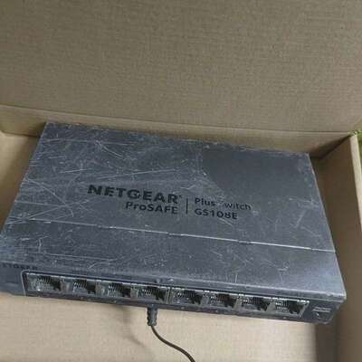 议价NETGEAR网件GS108Ev3八口千兆网管交换机，功能正可维修