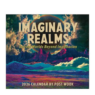 【预售】想象的境界：炒越炒现实世界 2026年豪华挂历 Imaginary Realms 2026 Deluxe Wall Calendar原版日历