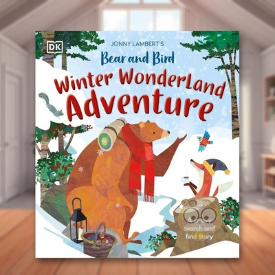 【预售】【约翰尼兰伯特的熊和小鸟】冬日奇境冒险英文儿童绘本IP系列进口原版外版书JonnyLambert精装6岁-9岁JonnyLambert'sBea书