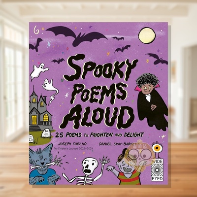 【预售】惊悚诗歌朗诵：25首惊悚又愉悦的诗歌 Spooky Poems Aloud: 25 Poems to Frighten and Delight 原版英文儿童绘本进口书籍