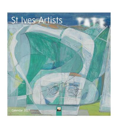 【预售】泰特美术馆：圣艾夫斯艺术家 2027年挂历（艺术日历） Tate: St Ives Artists Wall Calendar 英文进口原版日历文创周边送