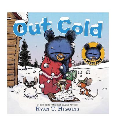 【预售】Out Cold-布鲁斯小书 Out Cold-A Little Bruce Book英文儿童绘本原版图书外版进口书籍 Ryan T. Higgins Disney Hyperio