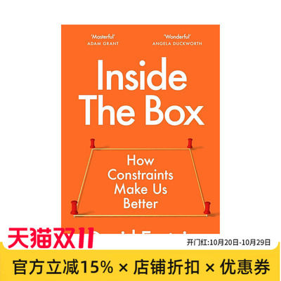 【预售】框内思维：限制如何成就更好的自己（精装） Inside the Box: How Constraints Make Us Better 英文进口原版商业行销图书