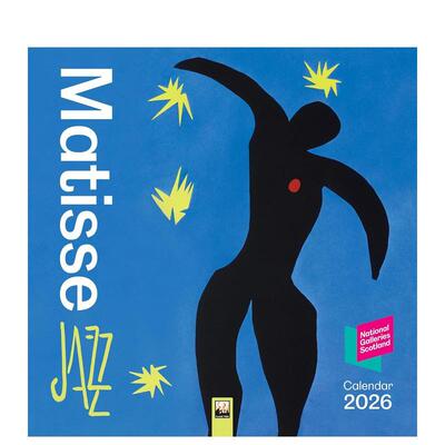 【预售】苏格兰国家美术馆：马蒂斯《爵士乐》 2026年挂历（艺术日历） National Galleries Scotland 原版日历
